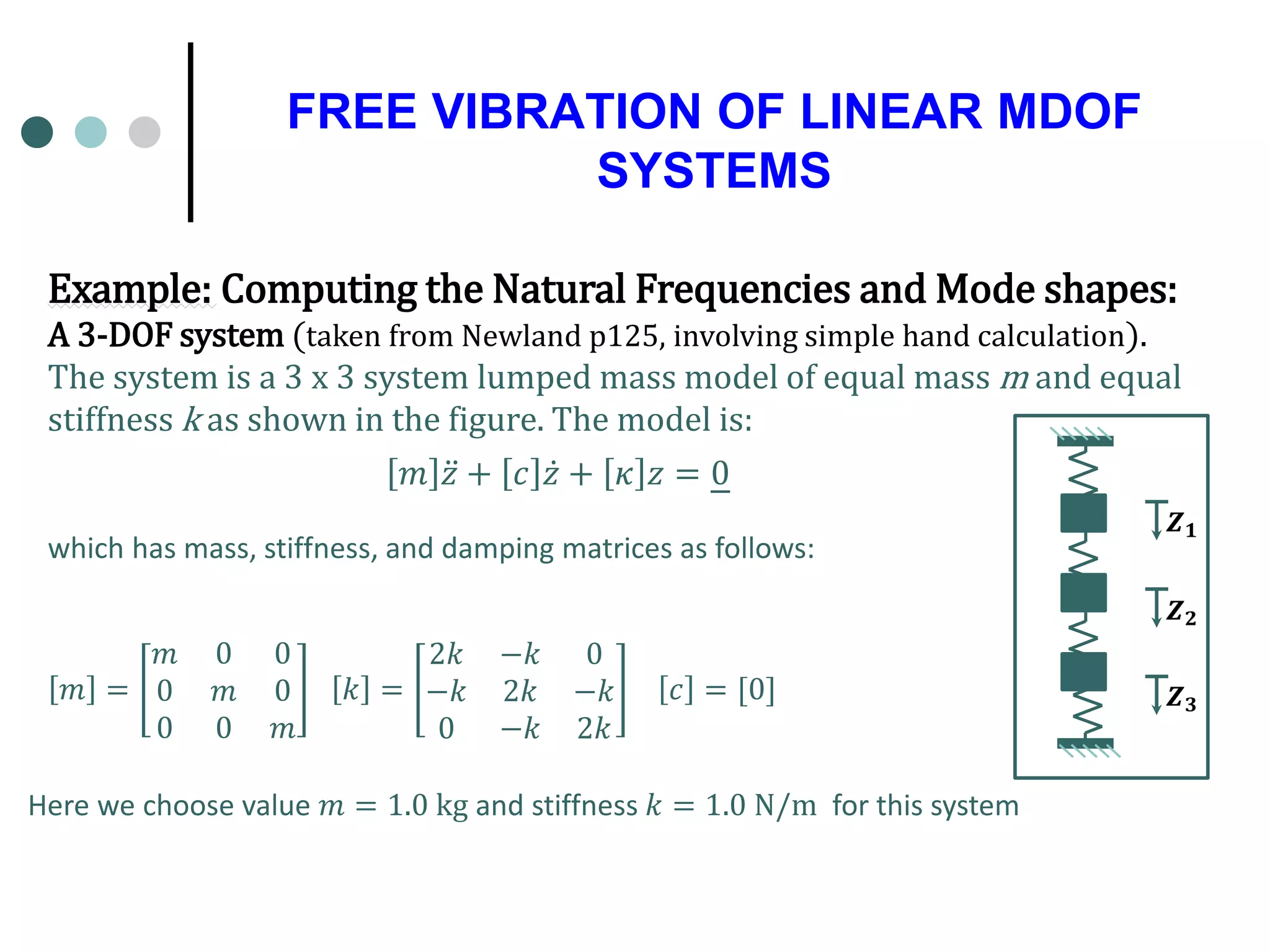 DOMV No 8 MDOF LINEAR SYSTEMS - RAYLEIGH'S METHOD - FREE VIBRATION.pdf