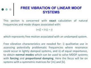 DOMV No 8 MDOF LINEAR SYSTEMS - RAYLEIGH'S METHOD - FREE VIBRATION.pdf