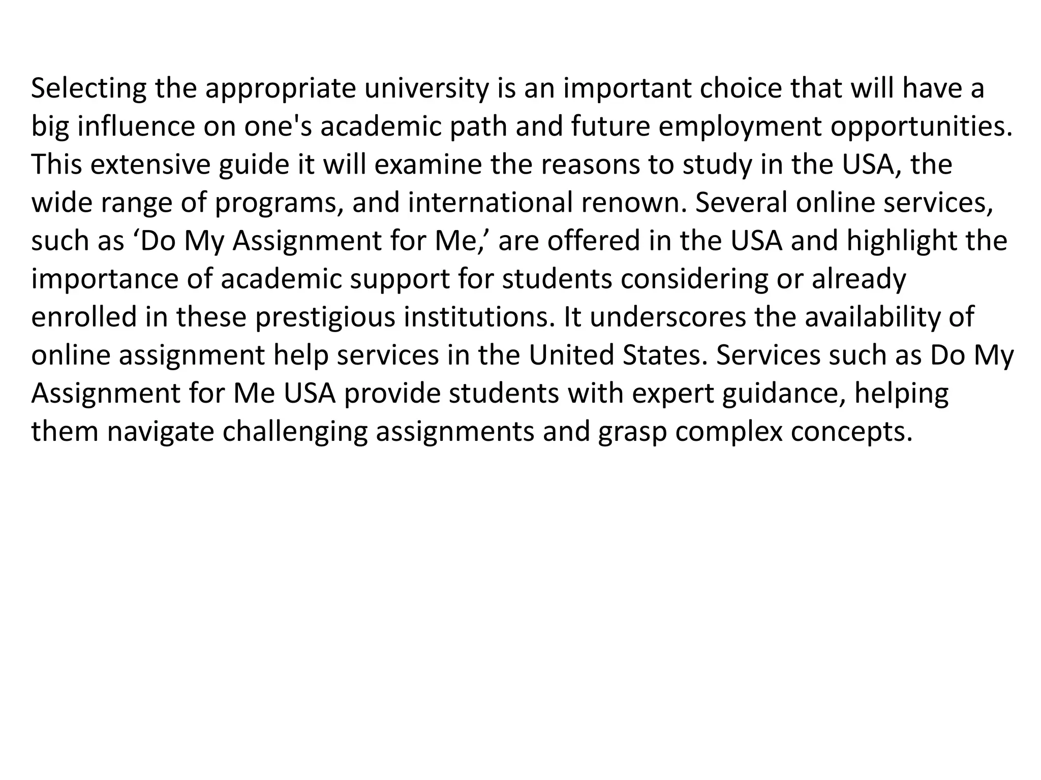 Navigating Educational Excellence in the USA | PPT