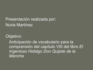 Don Quijote Y Los Molinos | PPT