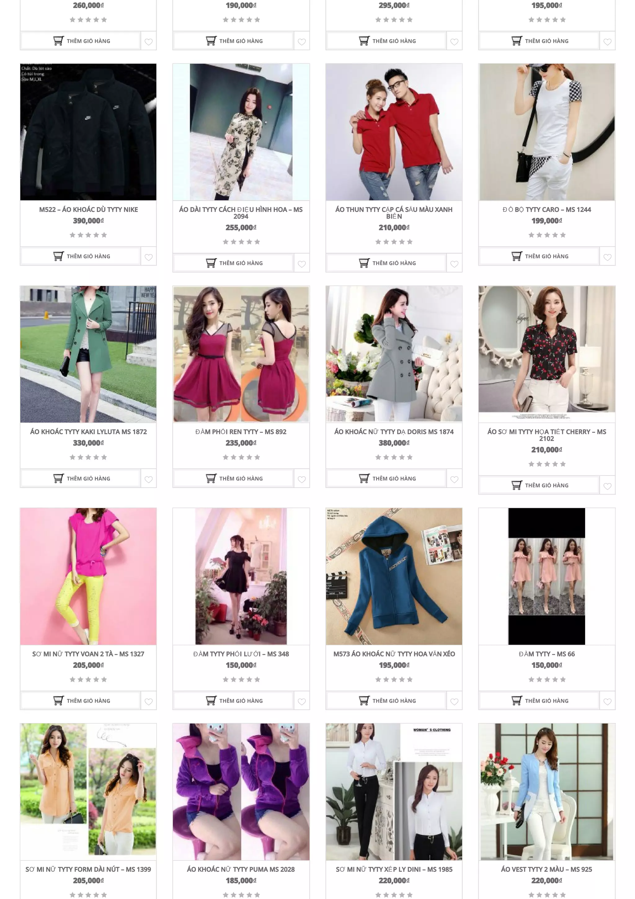 Don Xem Quan Ao Thoi Trang Nu Moi Nhat Tai Tyty | PDF