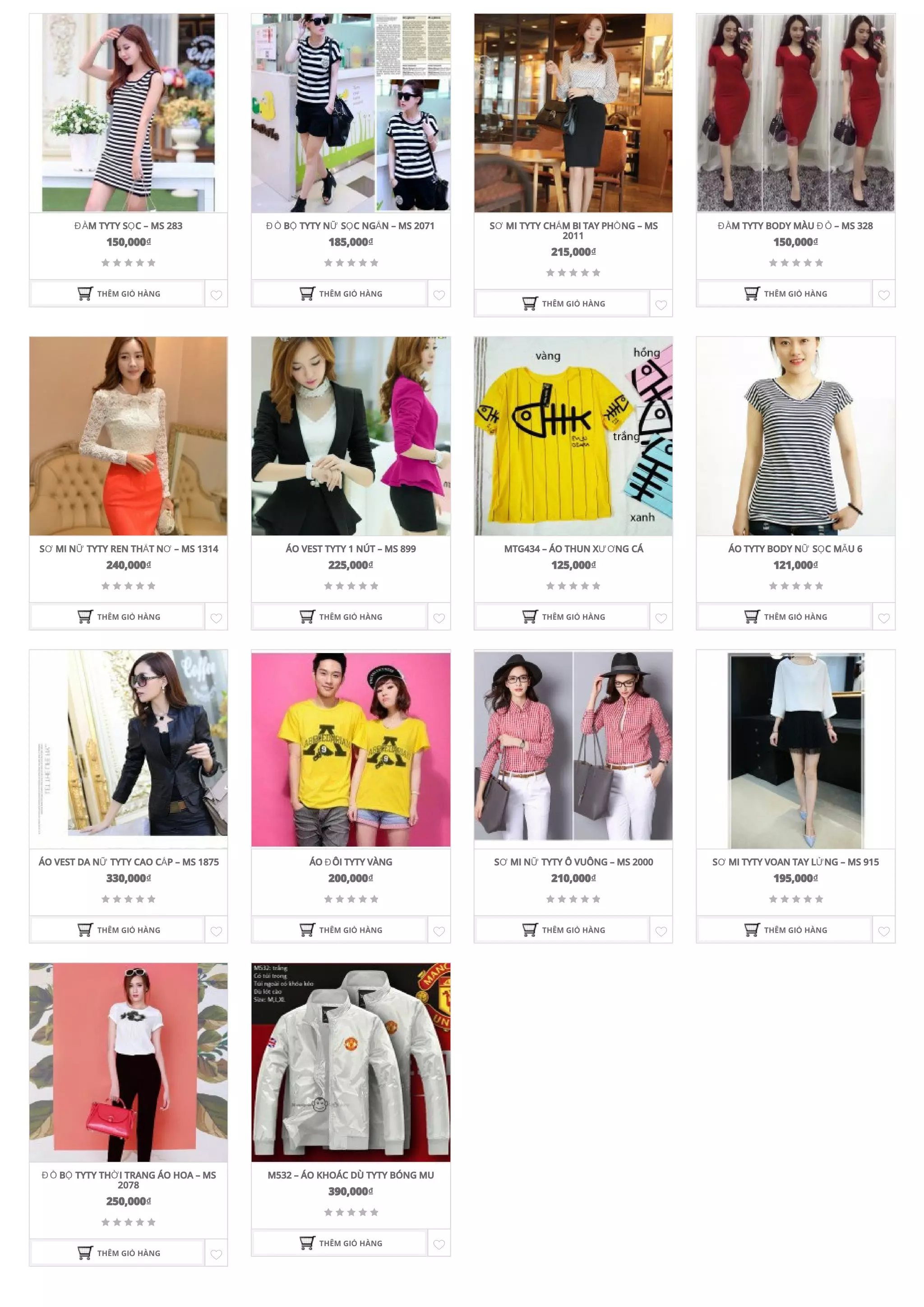 Don Xem Quan Ao Thoi Trang Nu Moi Nhat Tai Tyty | PDF