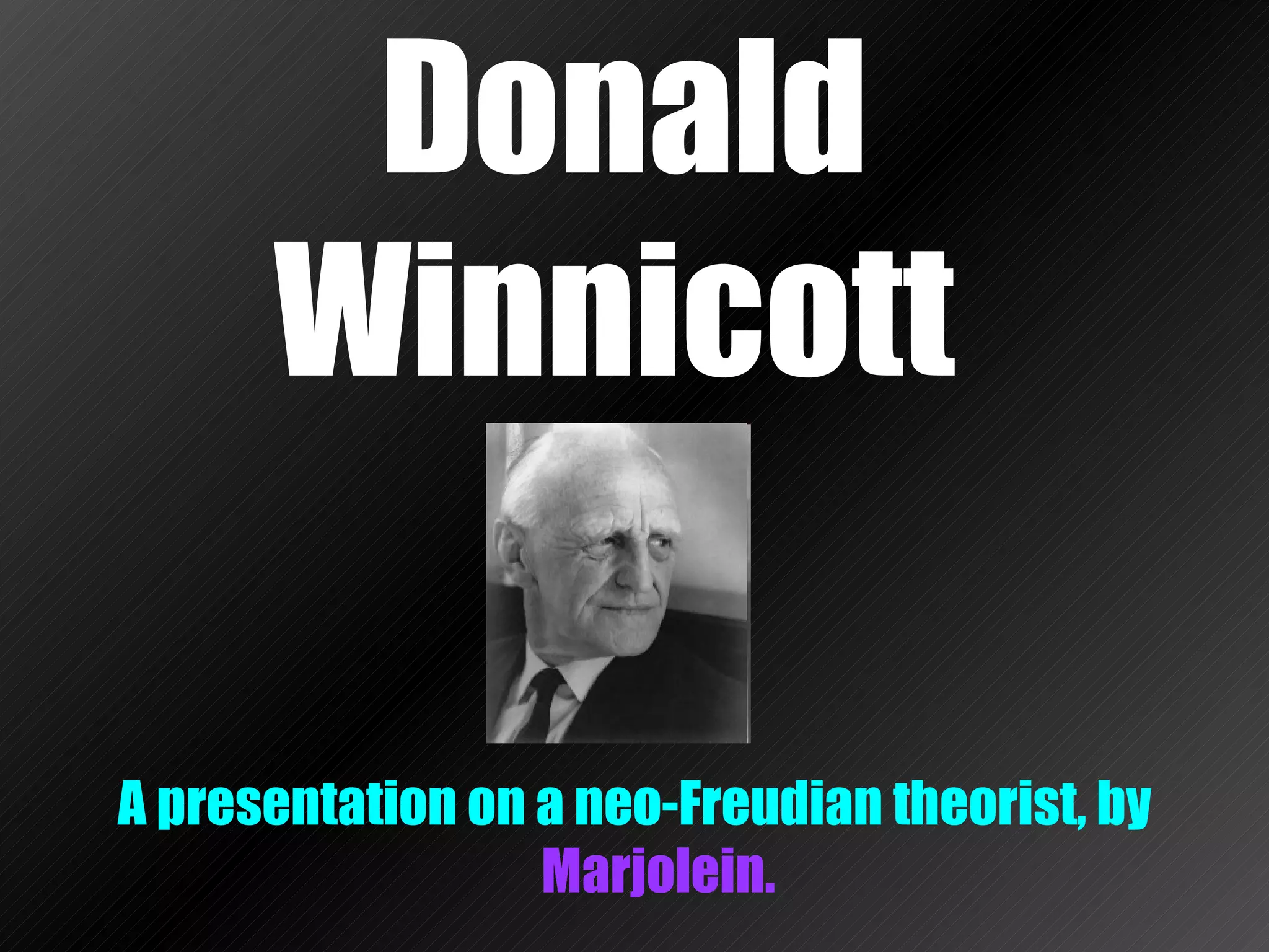 Donald Winnicott | PPT
