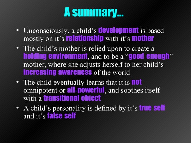 Donald Winnicott | PPT