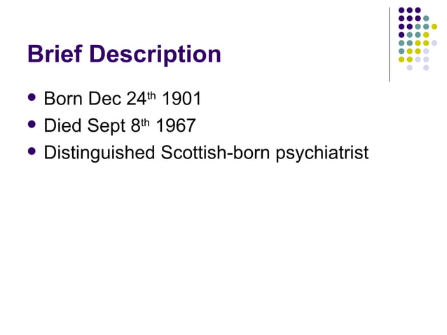 Donald ewen cameron: TEST | PPT