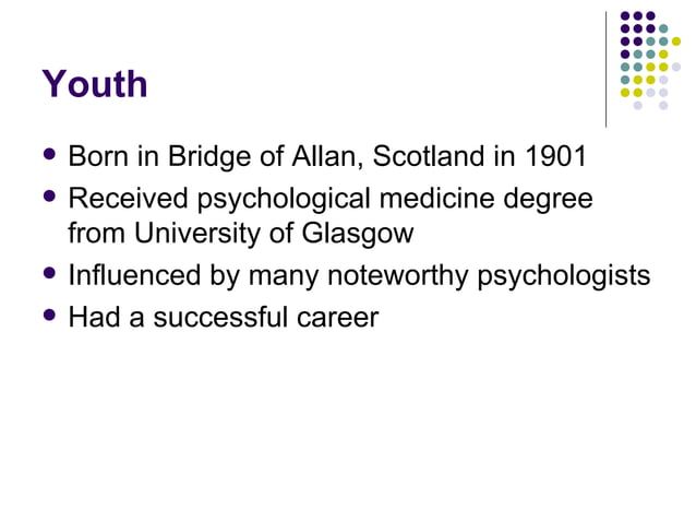 Donald ewen cameron: TEST | PPT