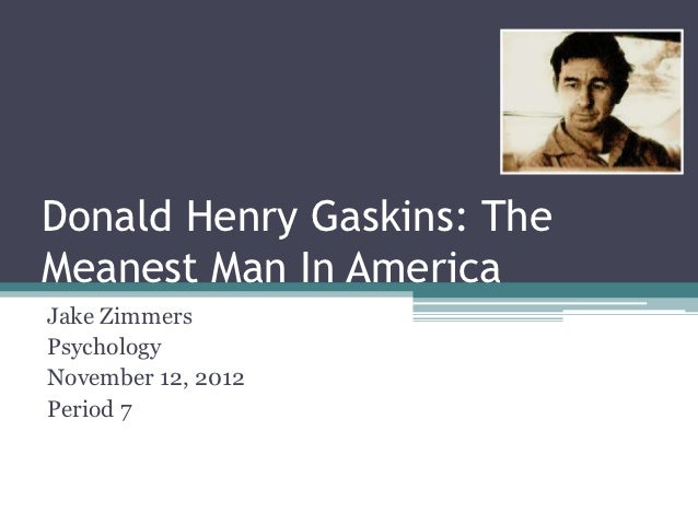 Donald henry gaskins 1