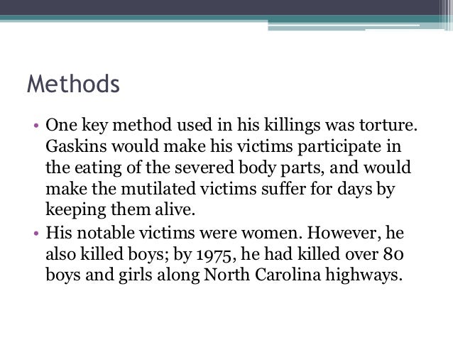 Donald henry gaskins 1