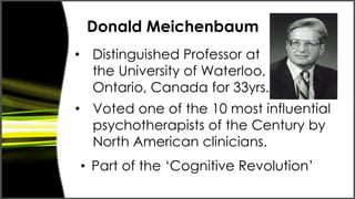 Donald meichenbaum | PPTX