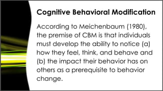 Donald meichenbaum | PPTX