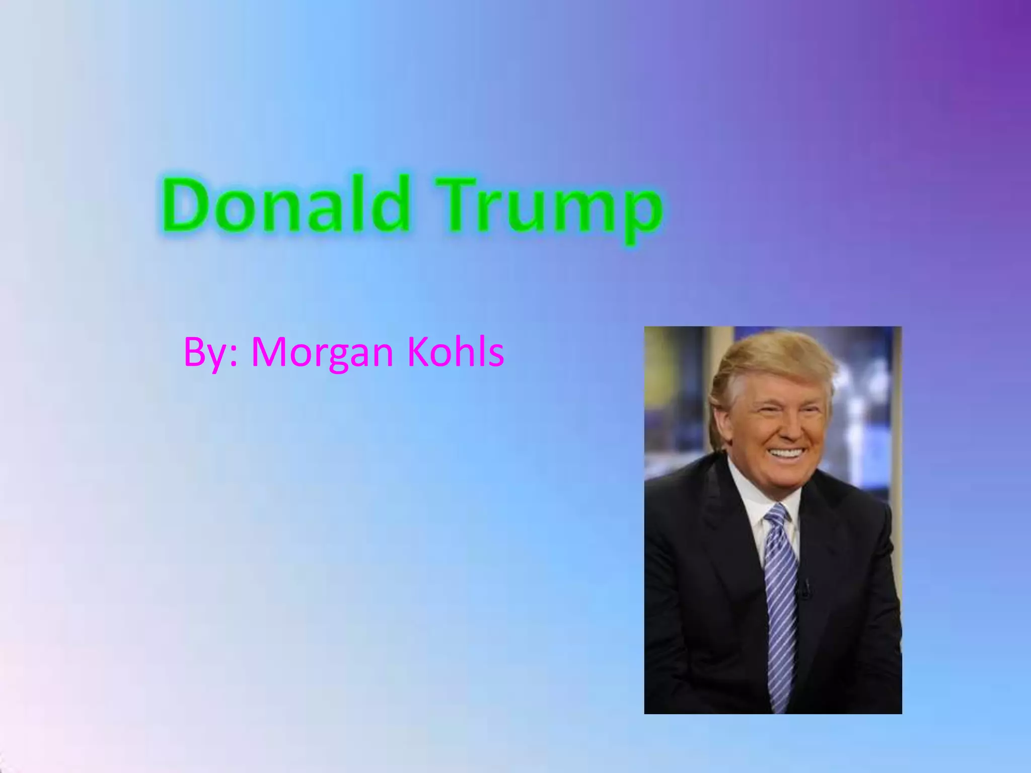 Donald trump | PPT