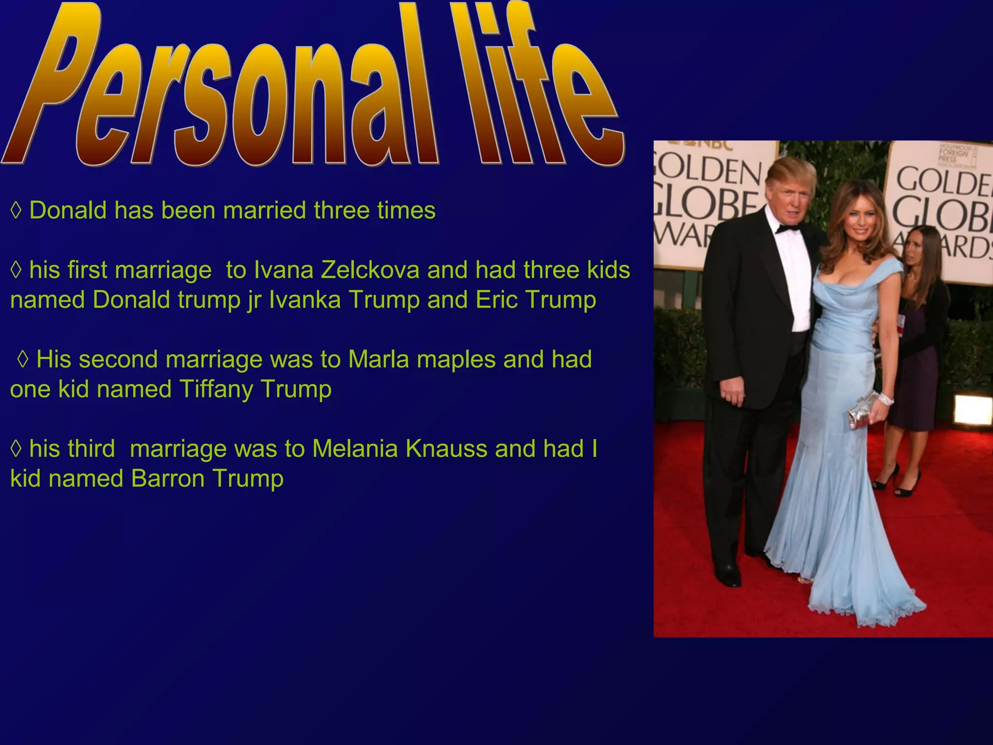 Donald Trump - Resume | PPT | Free Download