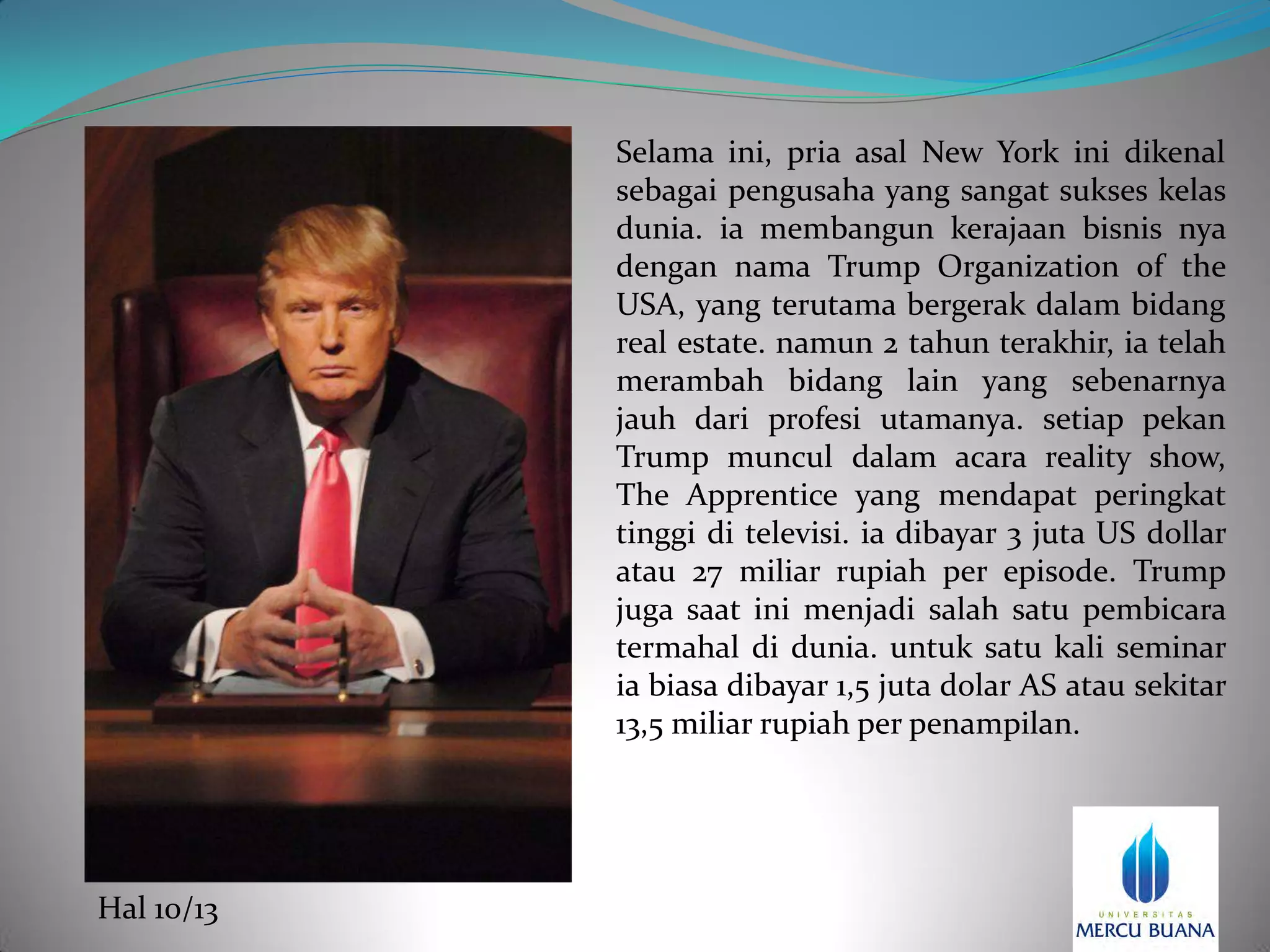 Donald Trump biography | PDF
