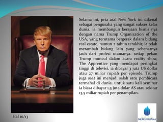 Donald Trump biography | PDF