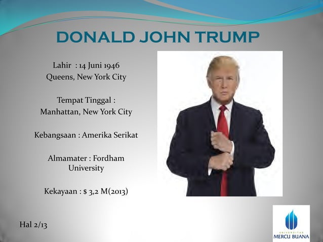 Donald Trump biography | PDF