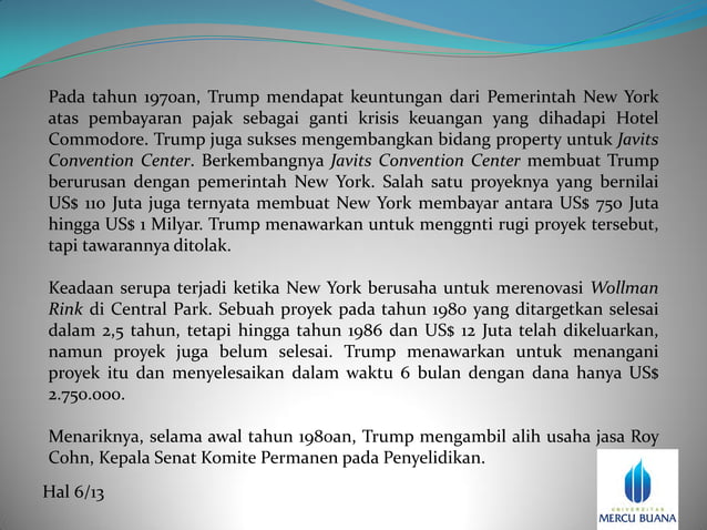 Donald Trump biography | PDF