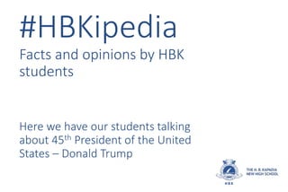 Donald Trump - Presentation | PPTX