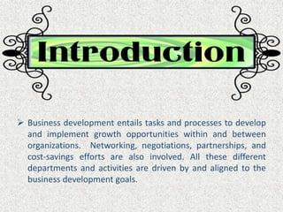 The Importance of Business Development - Donald Vaccaro | PPTX