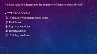 donor selection_dr.manju. pdf | PDF