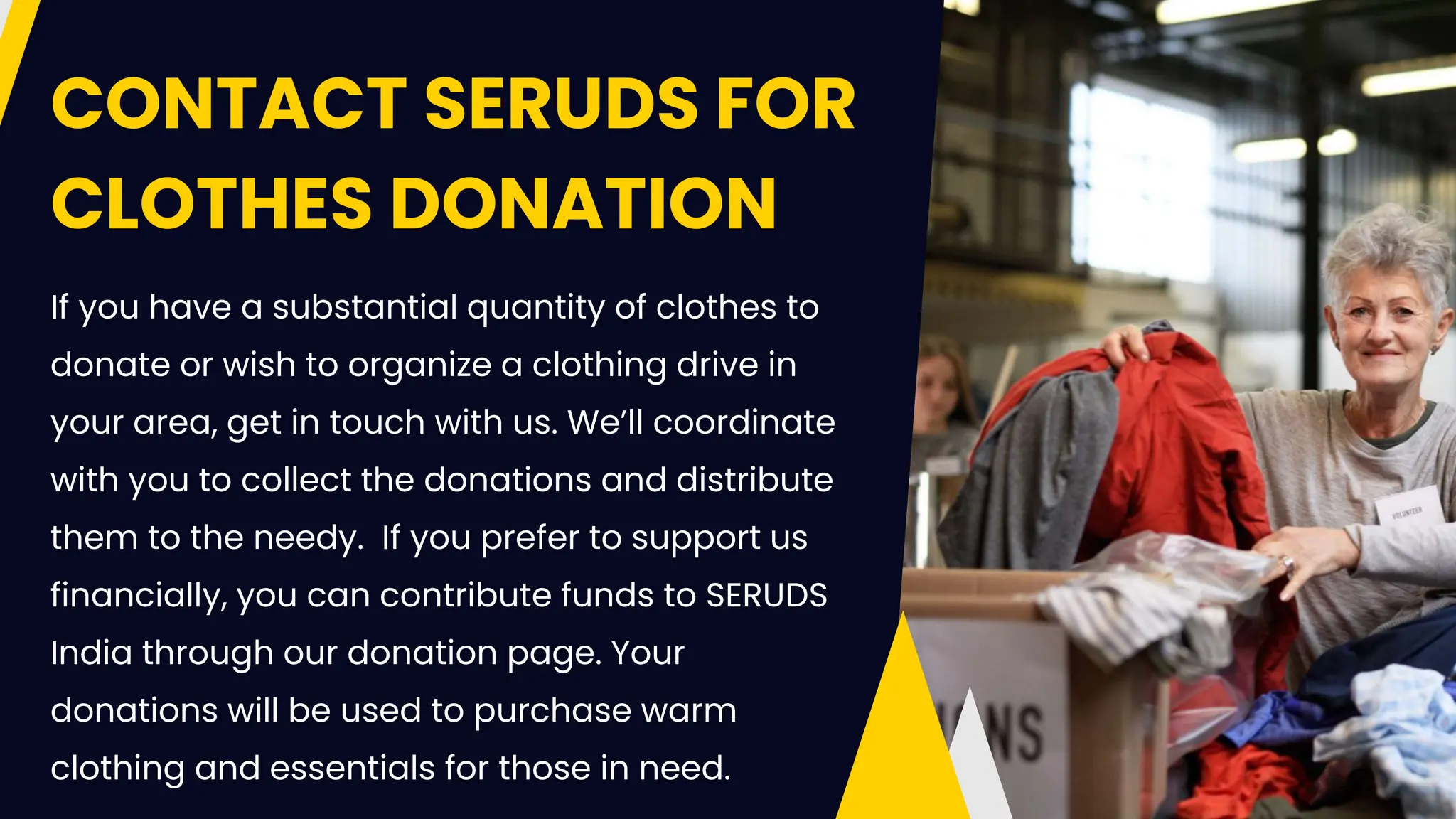 Donate clothes to homeless | PPTX