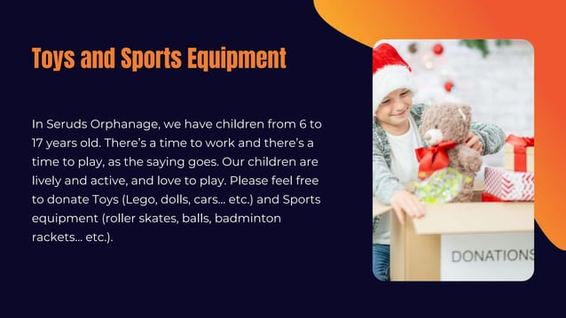 Donate for Orphanage | PPTX