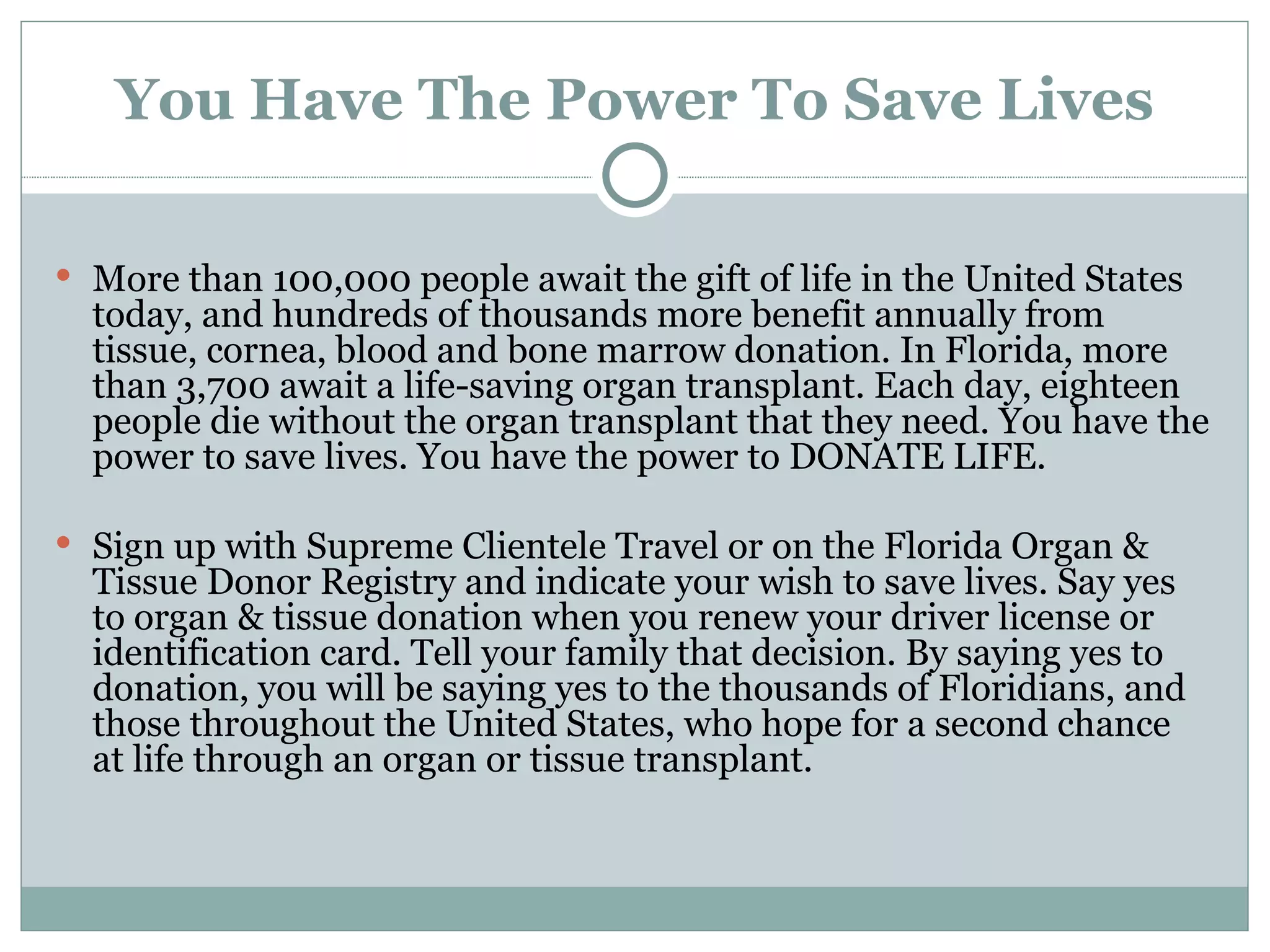 Donate Life | PPT