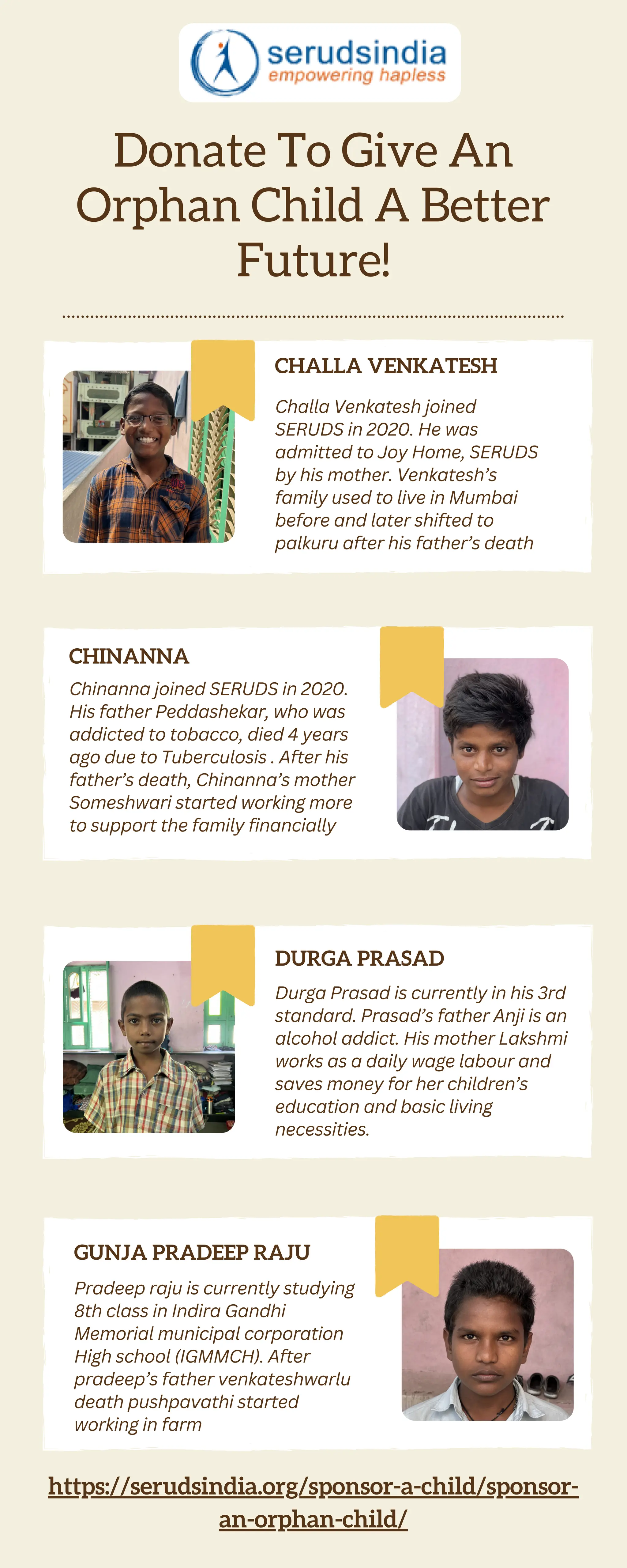 Donate To Give an Orphan Child a Better Future | PDF