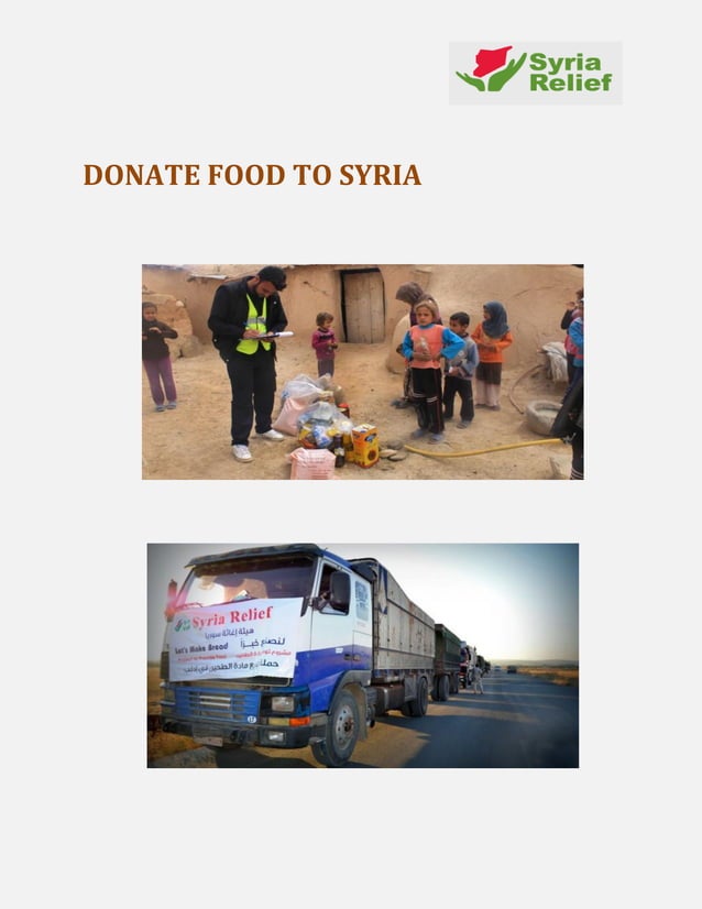 Donate to Syria Relief | PDF