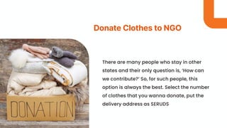 Donate winter clothes to poor people | PPTX