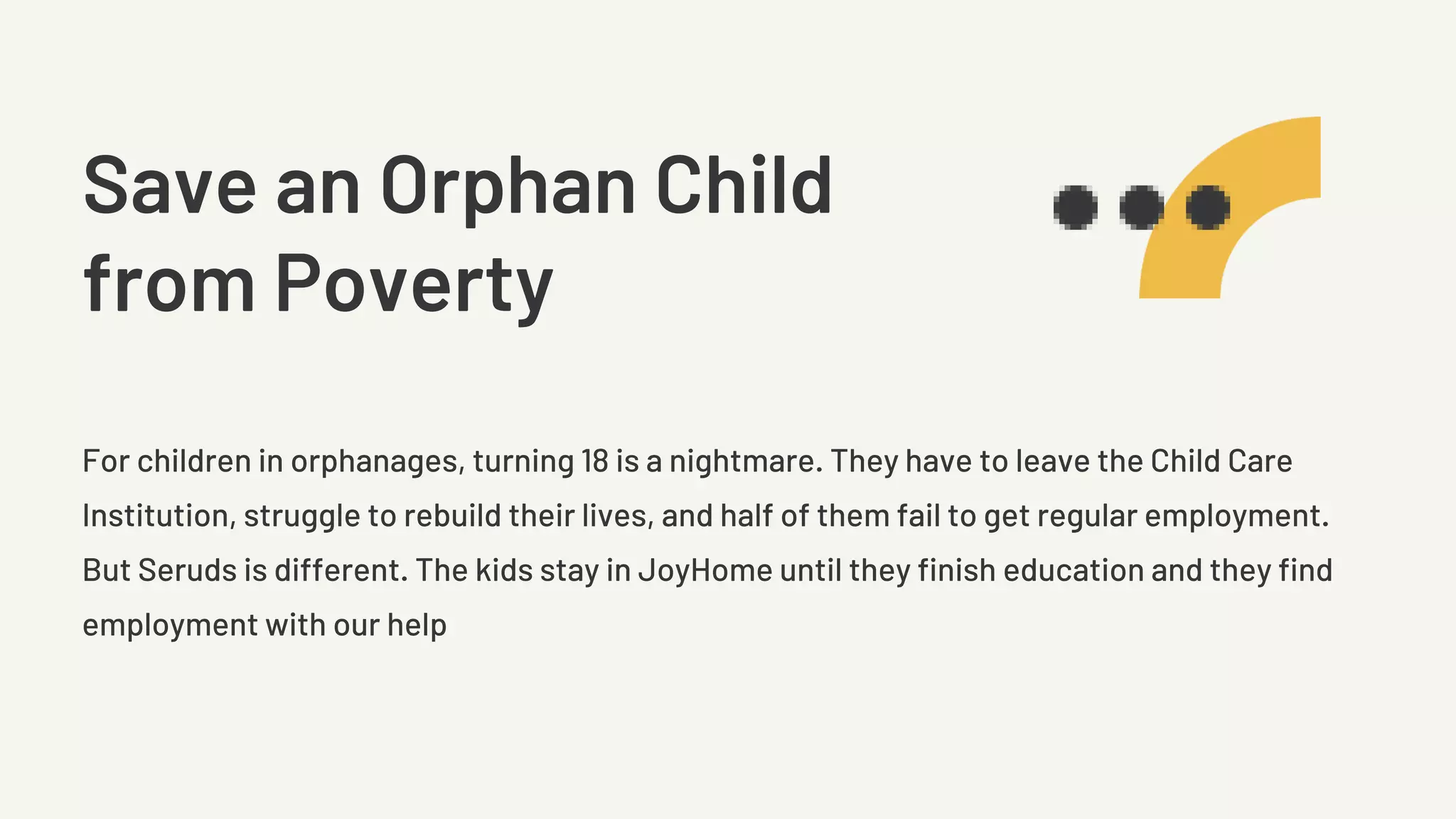 Donation for Orphanage | PPTX | Adoption and Fostering | Parenting