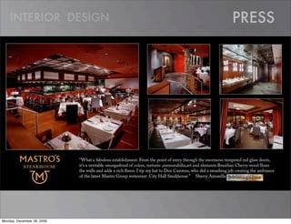 Don Carstens Designs 2010s | PPT