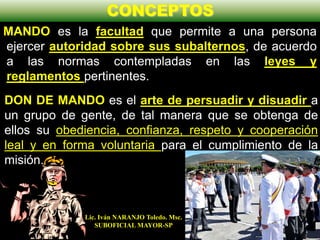 Don de mando. concepto msc. Naranjo Ivan | PPTX