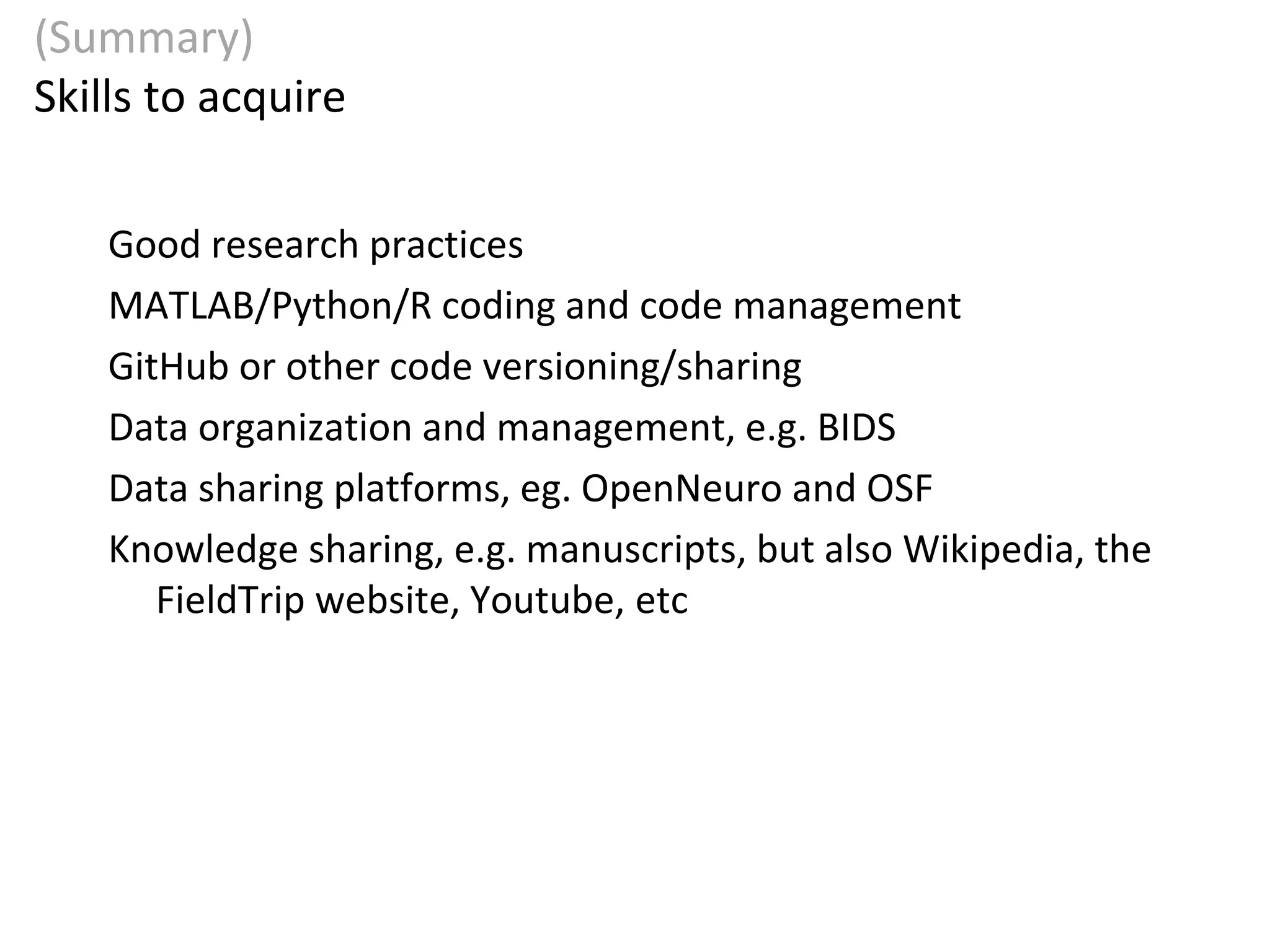Donders neuroimage toolkit - open science and good practices | PPTX