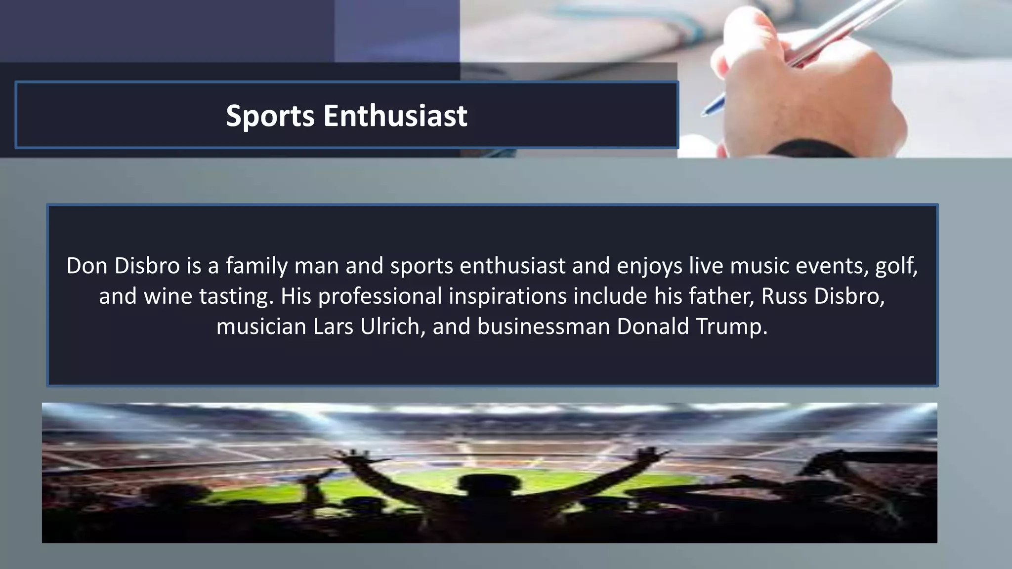 Don Disbro - A Seasoned Professional | PPTX