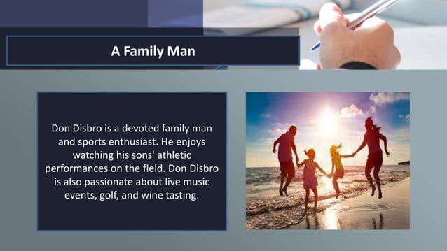 Don Disbro - A Seasoned Professional | PPTX