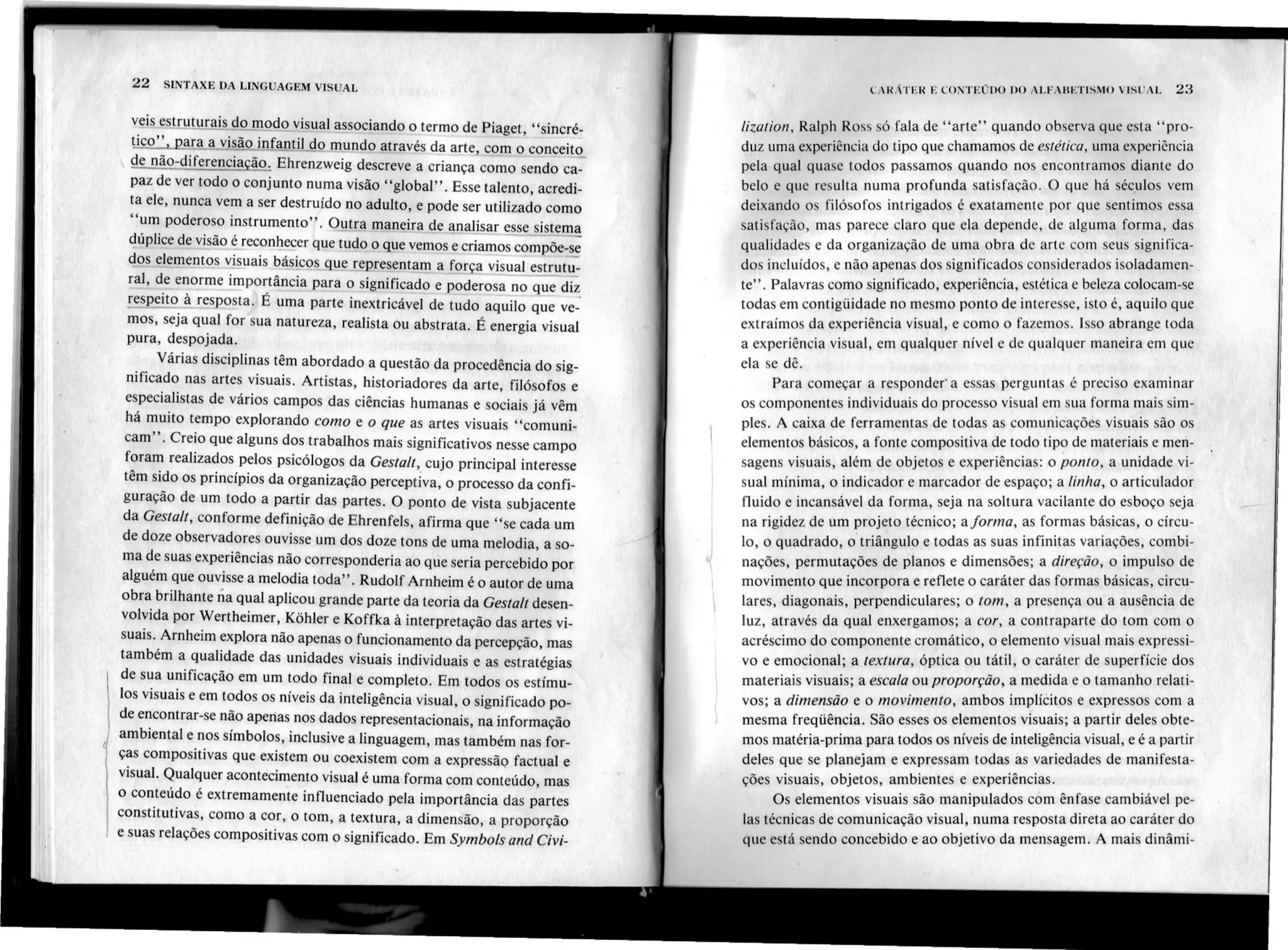 Dondis, donis. sintaxe da linguagem visual | PDF