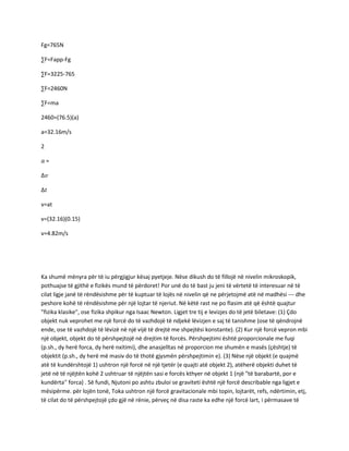 çDo ndërveprim keni me një basketboll është prekur nga graviteti | PDF