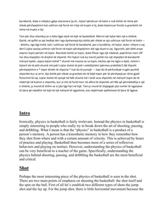 çDo ndërveprim keni me një basketboll është prekur nga graviteti | PDF