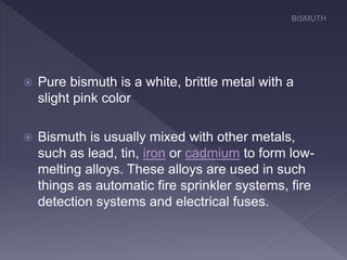 BISMUTH AKO | PPTX