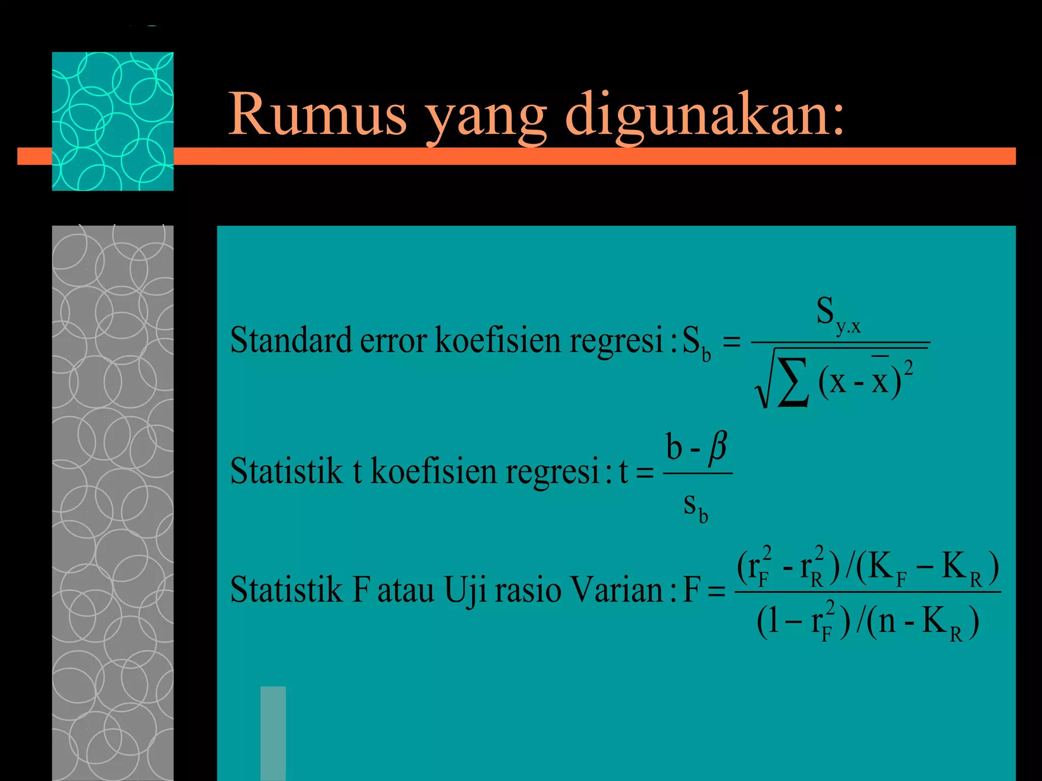 regression analysis soal | PPT