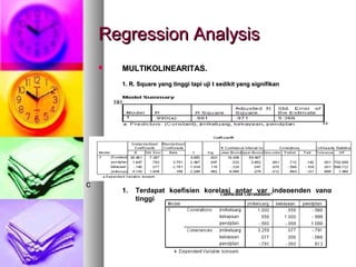 regression2 analysis in bahasa | PPT