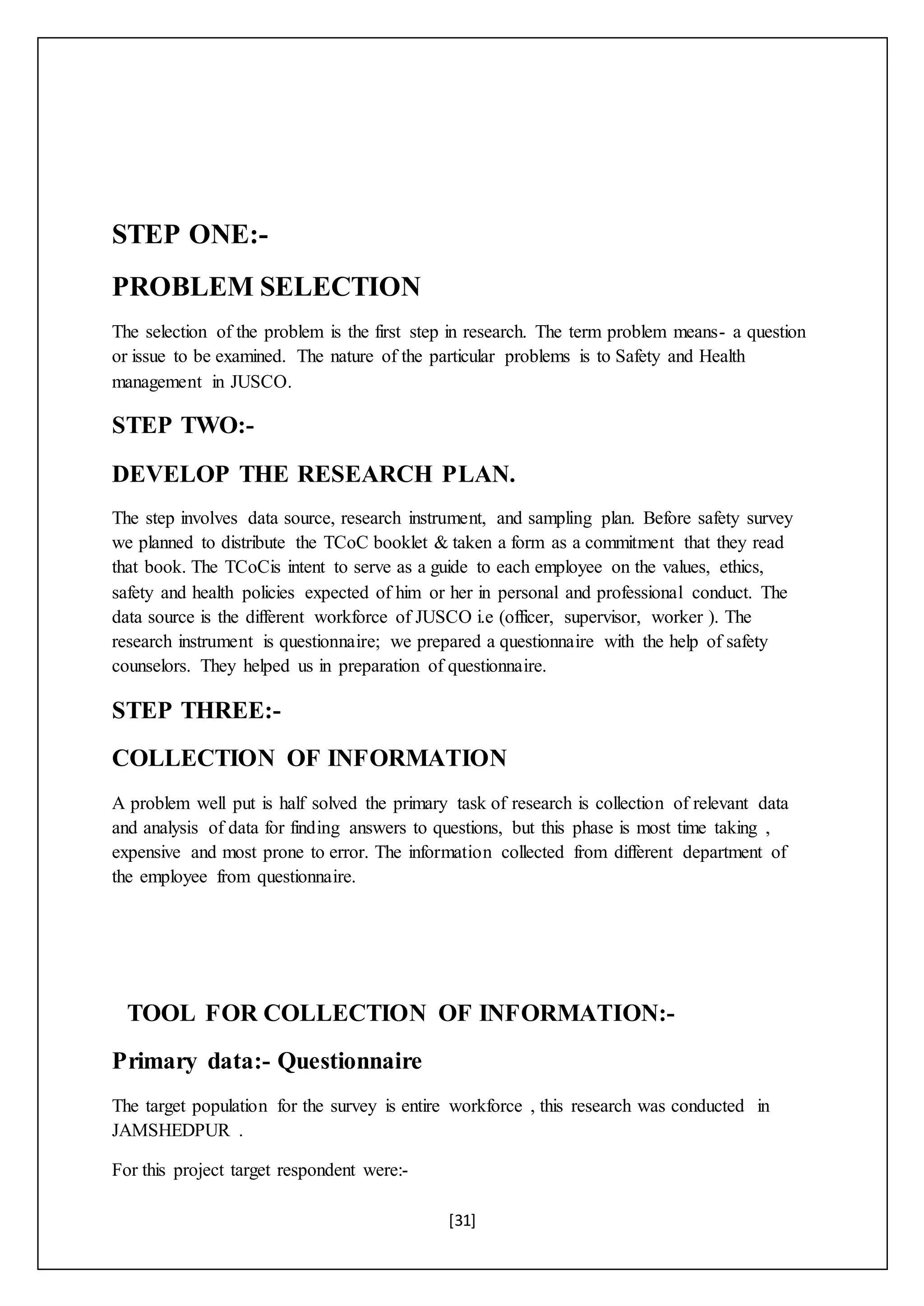 SAFETY POLICY JUSCO | DOCX | Civil Engineering Industry | Industries