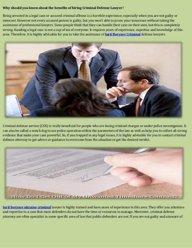 Why Should You Know About The Benefits Of Hiring Criminal Defense Lawyer