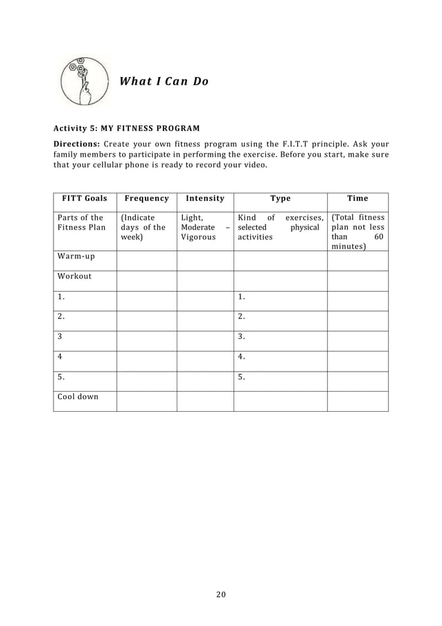 Done - HOPE1_q1_mod2_SetFitnessGoal.pptx | Fitness and Exercise ...