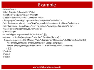 Introduction to AngularJS | PPTX