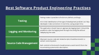 Best Practices for Software Product Engineering | PPT