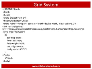 Introduction to Bootstrap | PPTX