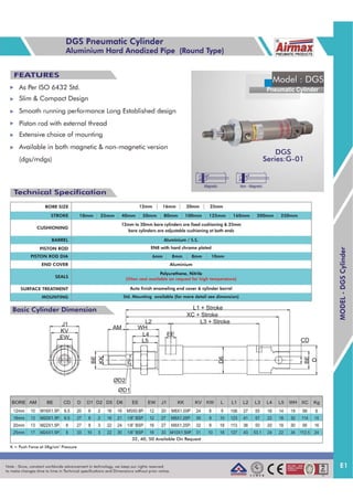 DGS Pneumatic Cylinder | PDF | Physics | Science