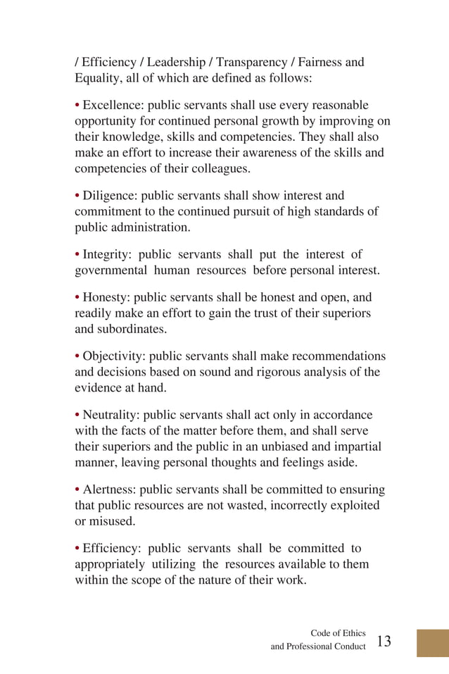 (Done) ethics & code of conduct | PDF | Political Issues & policy ...