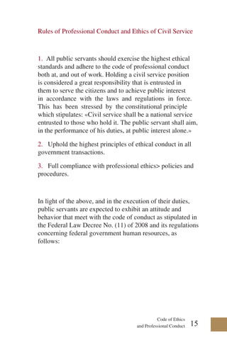 (Done) ethics & code of conduct | PDF | Political Issues & policy ...